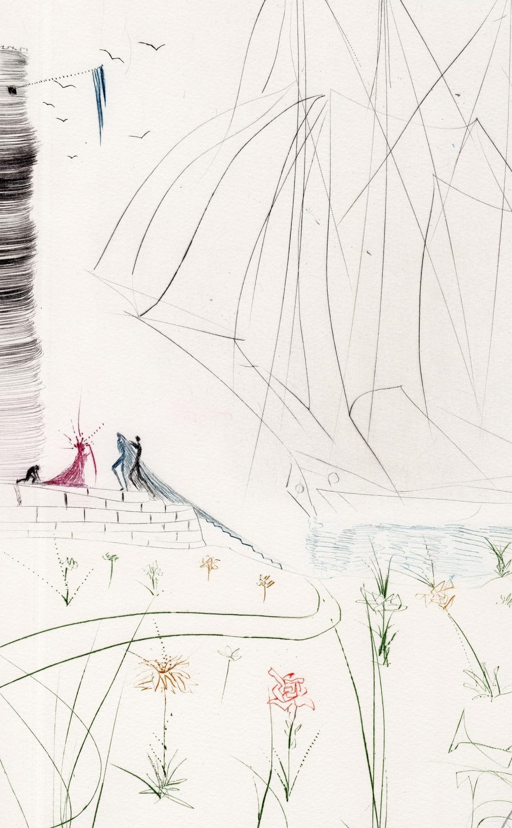 Salvador Dalí | Salvador Dali Tristan Etching Signed Limited Framed ...