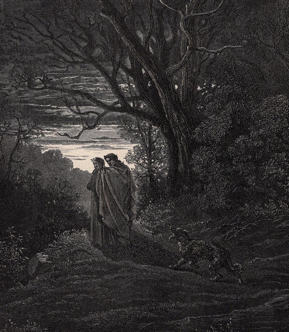 Gustave Doré | Gustave Dore Dante Meets Virgil (Dante's Divine Comedy ...