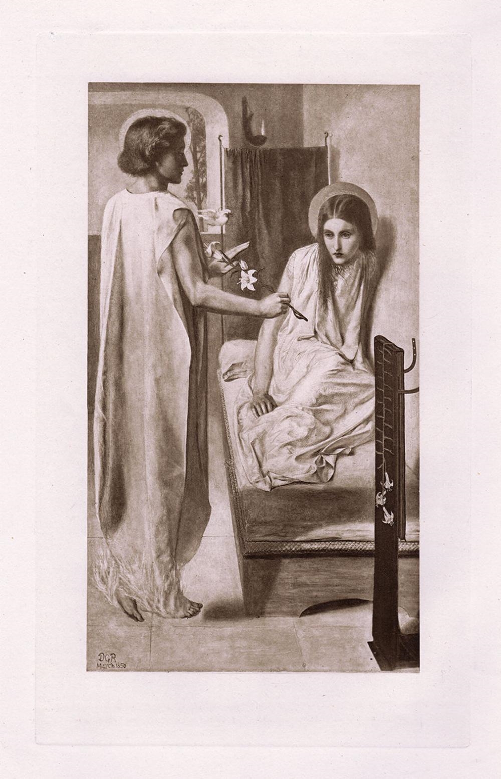 Dante Gabriel Rossetti | The Annunciation (1888) | MutualArt