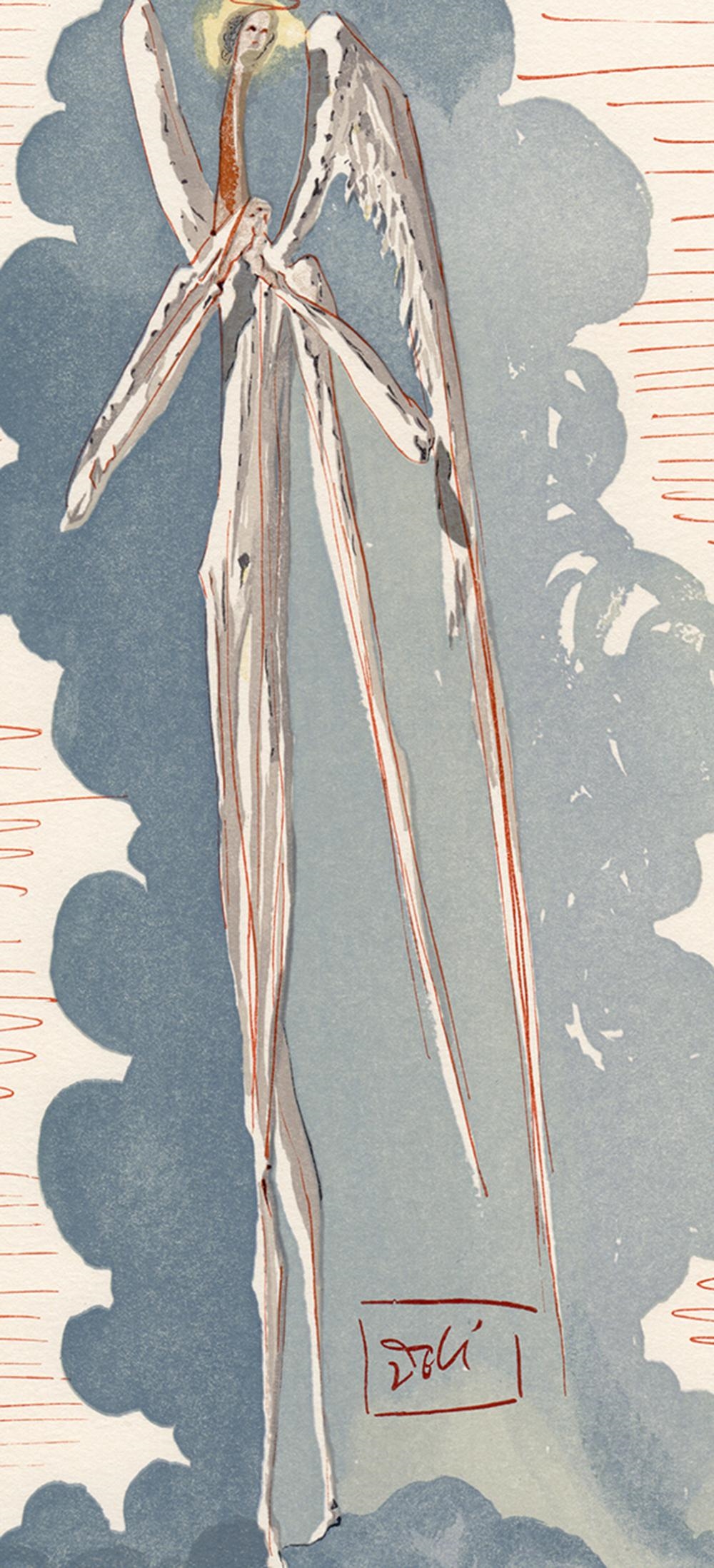 Salvador Dalí | Salvador Dali 1960 Authentic Woodcut Angel Signed ...