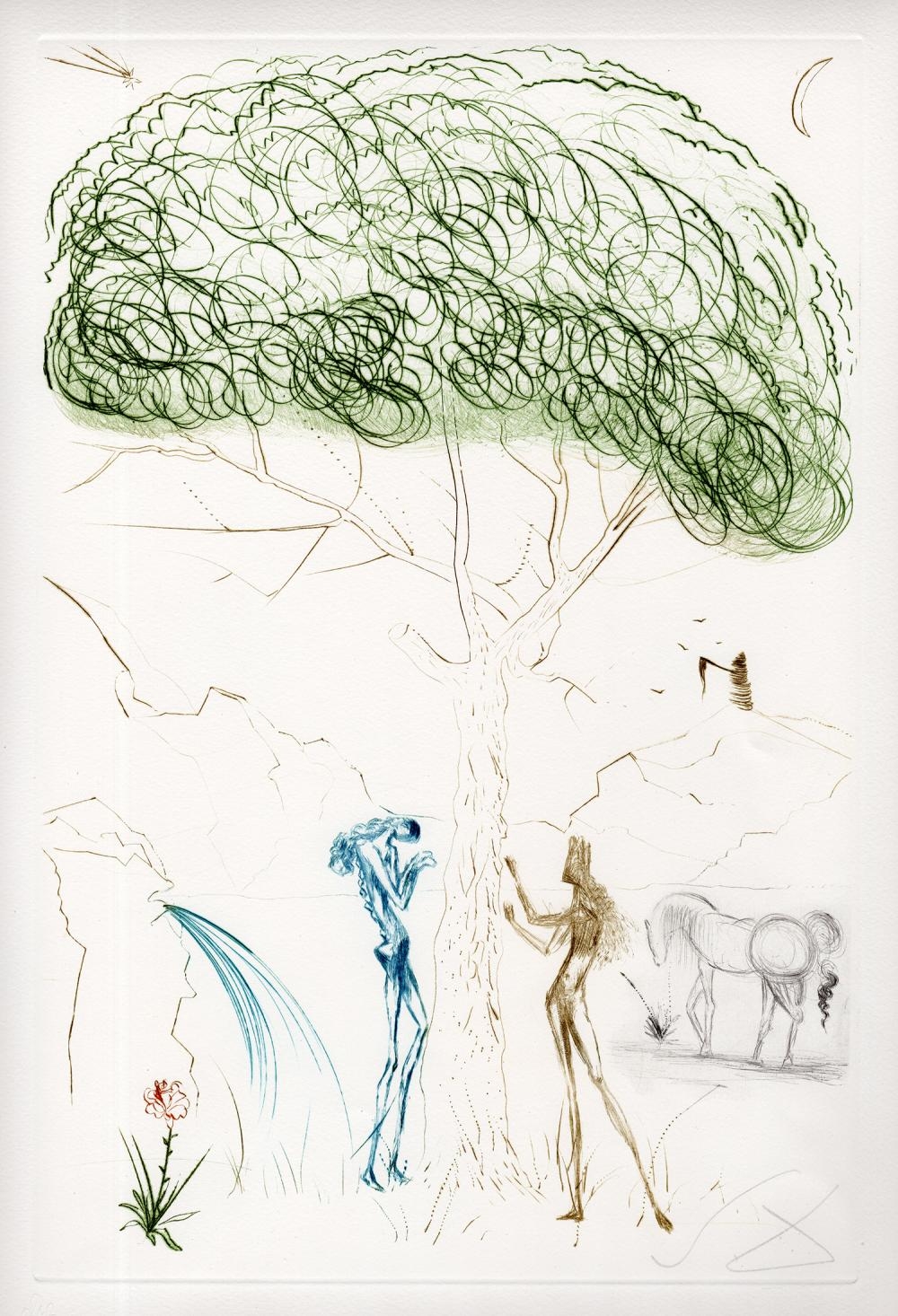 Salvador Dalí | Salvador Dali Tristan Etching Signed Limited Framed ...