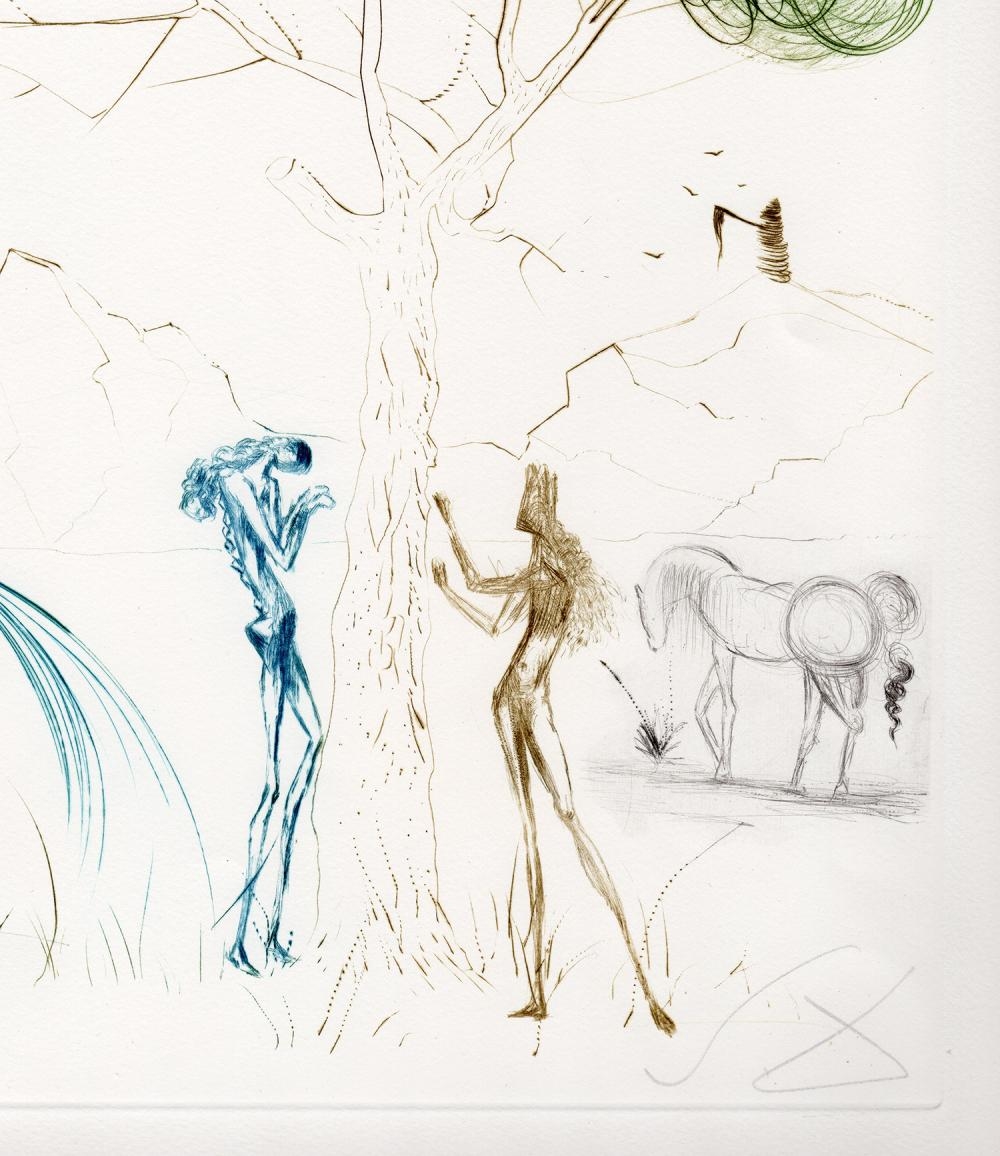 Salvador Dalí | Salvador Dali Tristan Etching Signed Limited Framed ...