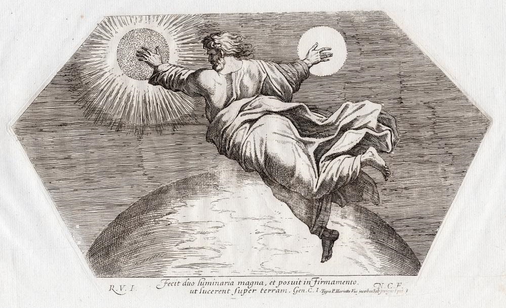 Raffaello Sanzio | Vatican God Created The Sun And The Moon | MutualArt