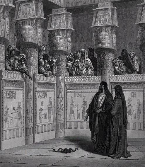Gustave Doré | Moses and Aaron Before Pharaoh | MutualArt