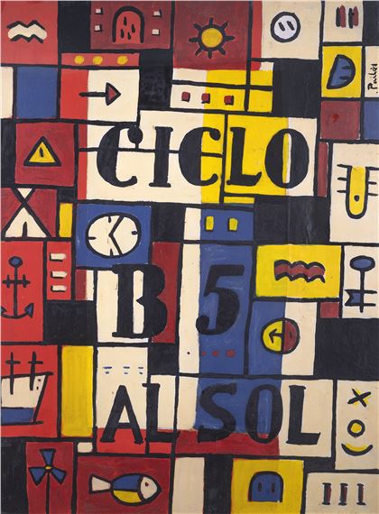 Manuel Pailós | CONSTRUCTIVO EN COLORES PRIMARIOS CICLO AL SOL | MutualArt