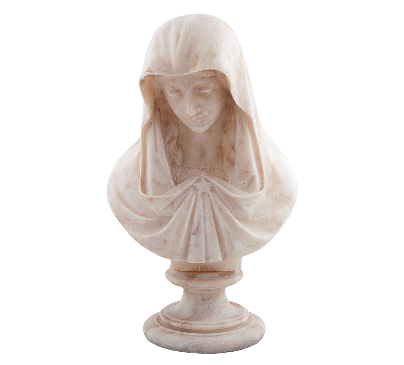 Giovanni Strazza | BUSTO VIRGEN MARÍA, S.XIX | MutualArt