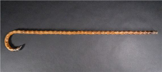 Sterling | Native American Navajo Knotty Pine Cane w/ Sterling Handle ...