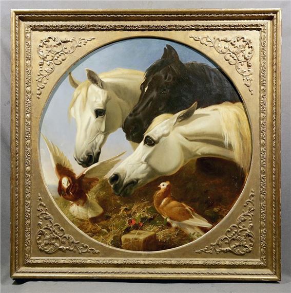 John Frederick Herring Sr. | John Frederick Herring Oil on canvas | MutualArt