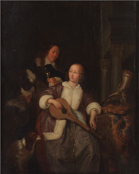 Gabriel Metsu | The Feast of the Bean King | MutualArt