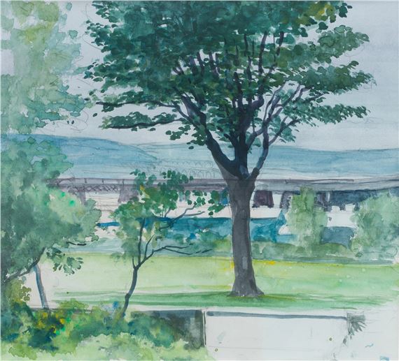 James McIntosh Patrick‏ | The Tay Bridge from the studio | MutualArt