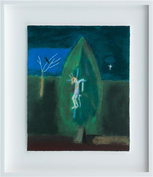 Craigie Aitchison | 'Montecastelli Tree' (2002) | MutualArt