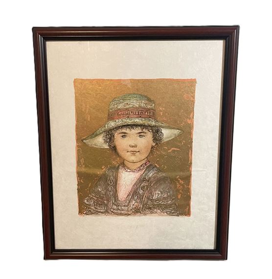 Edna Hibel | Edna Hibel - Jill Ann - Limited Edition Signed Lithograph ...