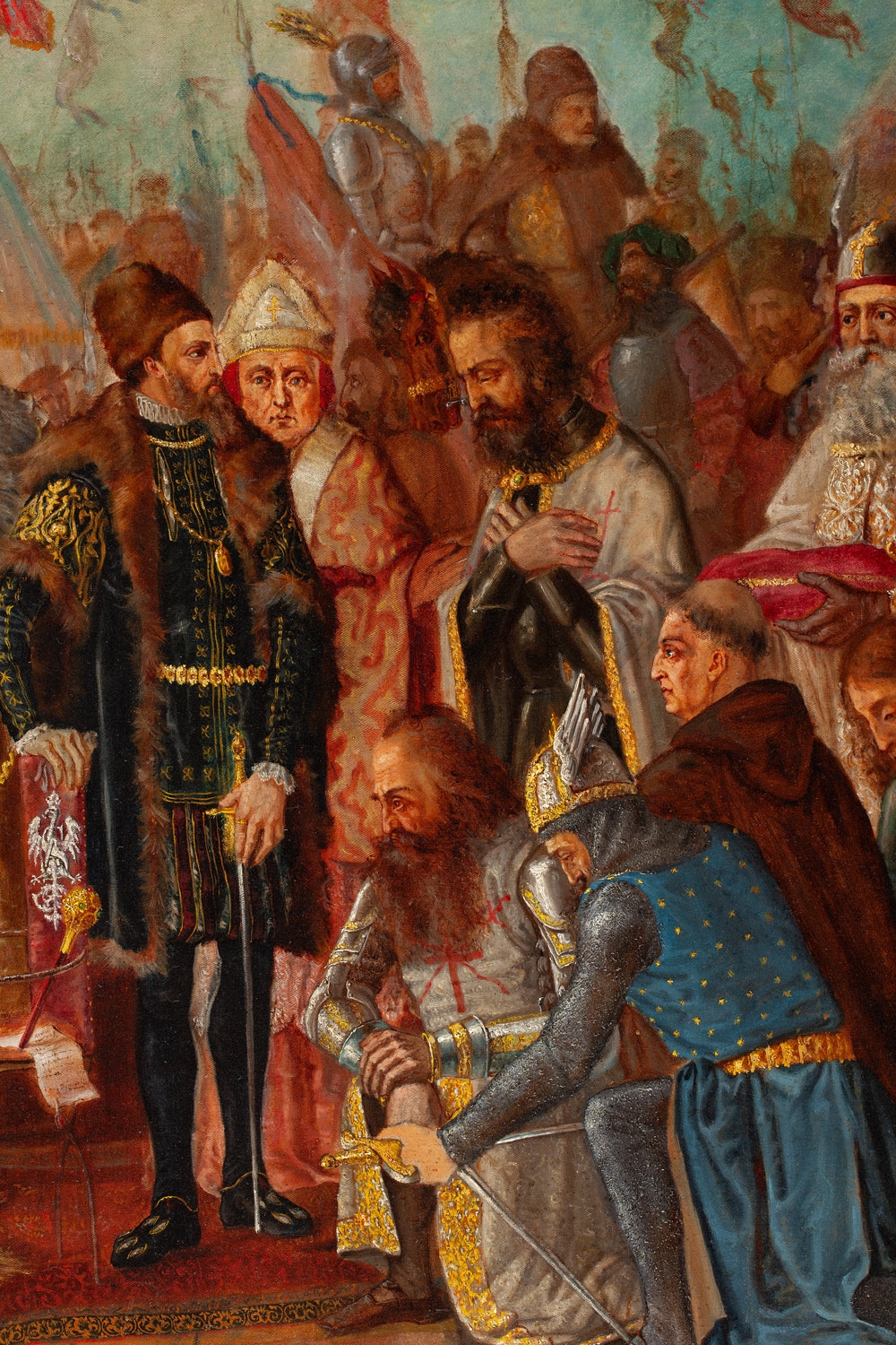 Maurycy Gottlieb | Livonian Knights asking King Sigismund Augustus for ...