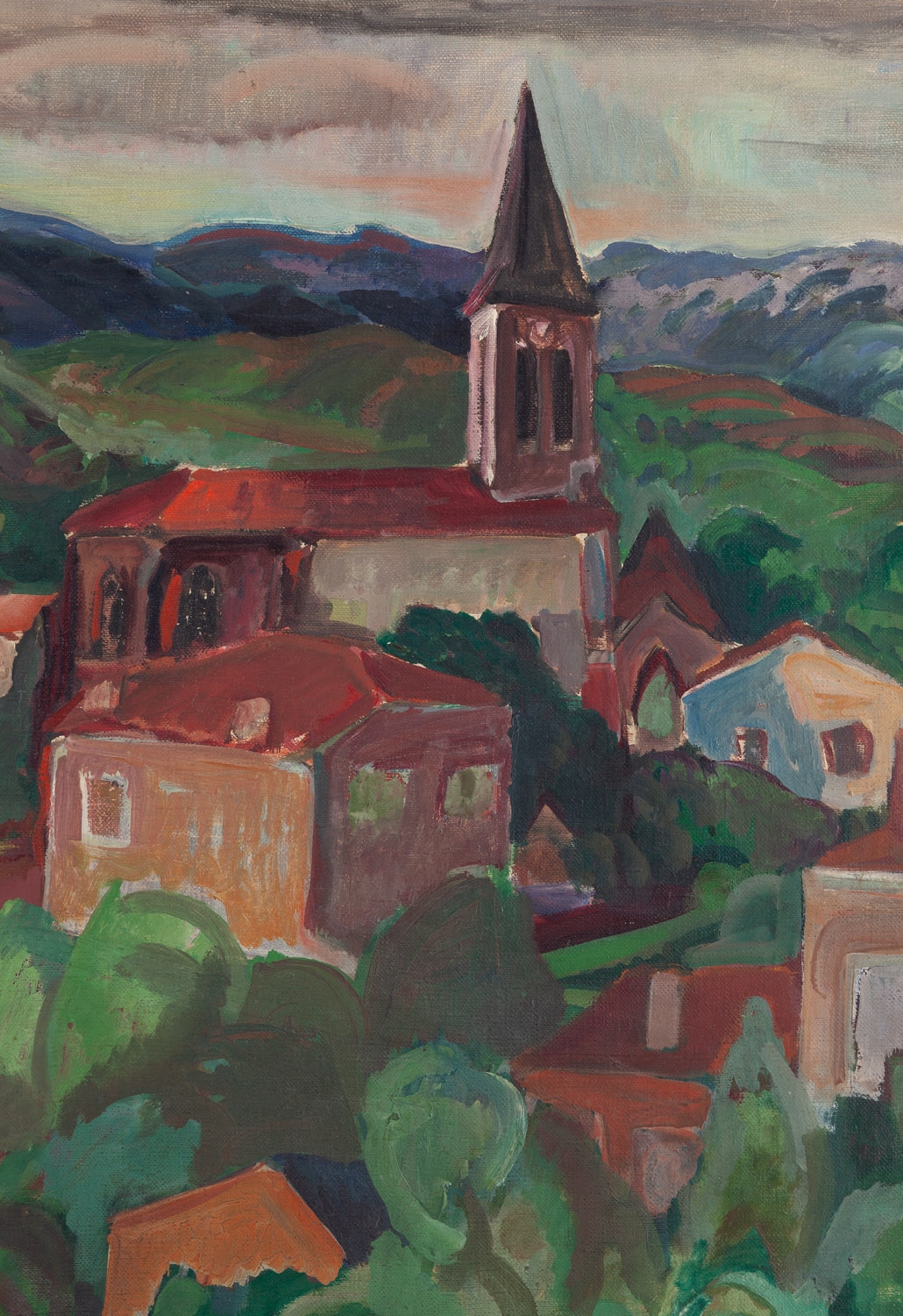 Henri Epstein | Basque town (Circa 1930) | MutualArt