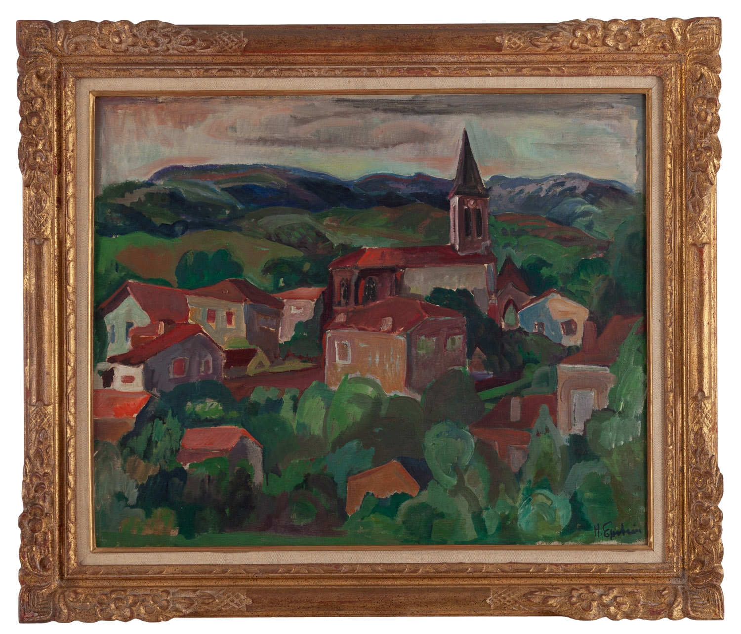 Henri Epstein | Basque town (Circa 1930) | MutualArt