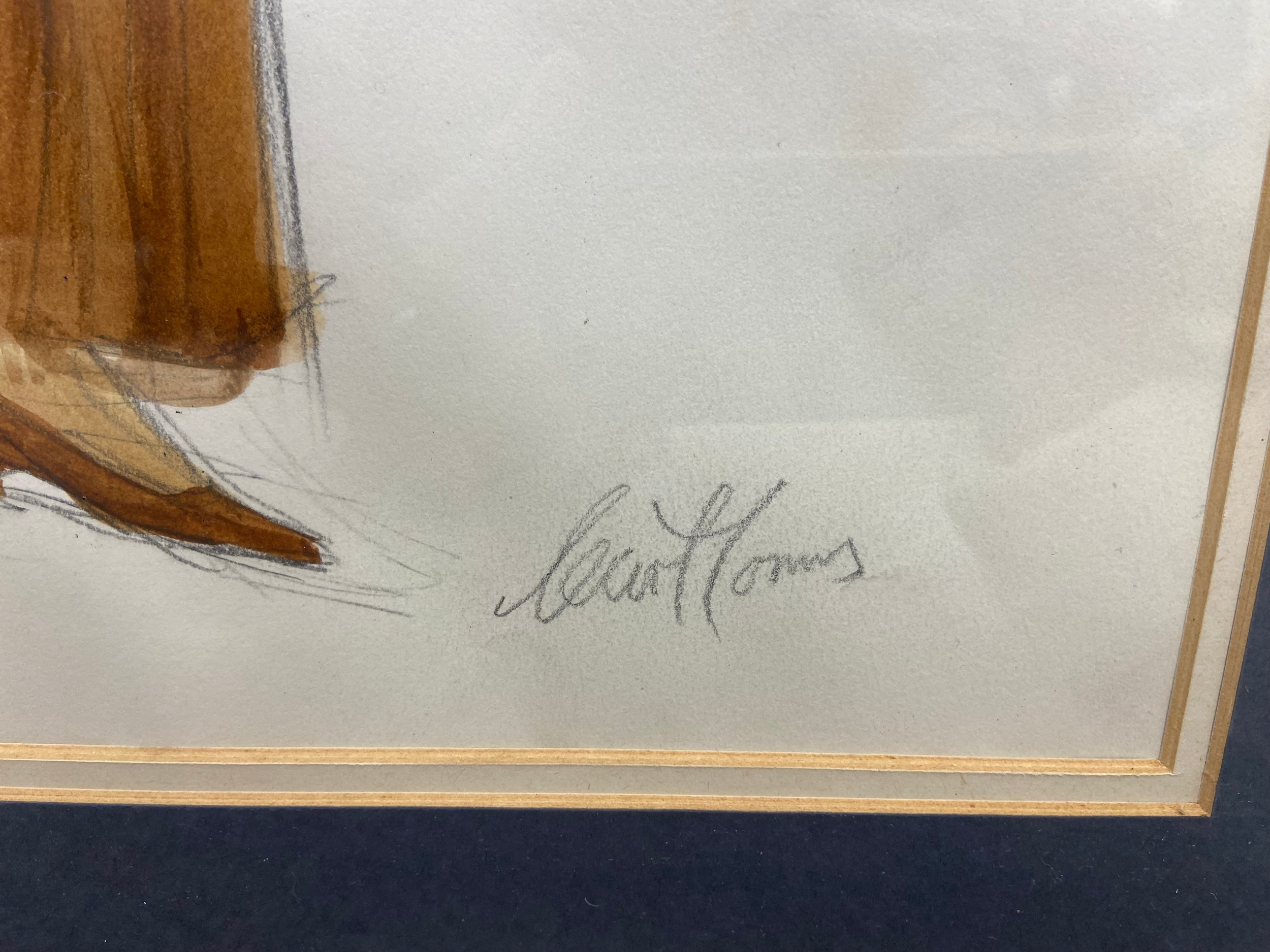 Carl Toms | Carl Toms (1927-1999), a signed pencil and watercolour ...