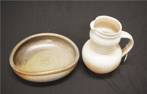 Col Levy | Col LEVY Australian Pottery bowl & jug | MutualArt