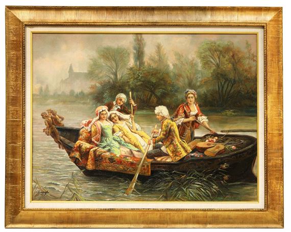 Jamshid Towfighi | An Oil On Canvas Painting, Jamshid Towfighi Signed ...