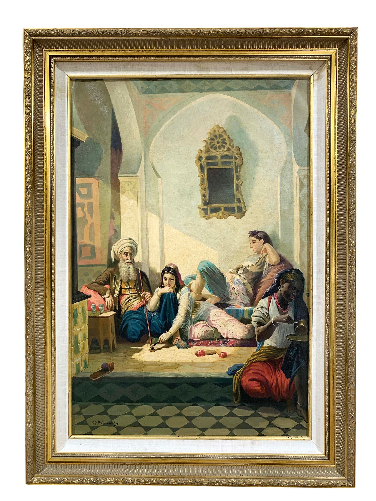 Joseph Caraud | An Orientalist Oil on Canvas Post Joseph Caraud ...