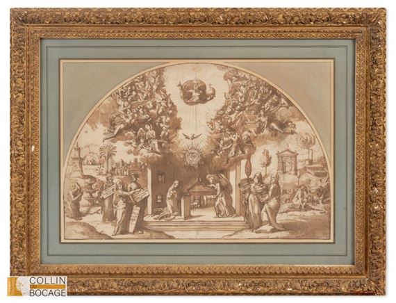 Federico Zuccaro | The Annunciation with God the Father and the Holy ...