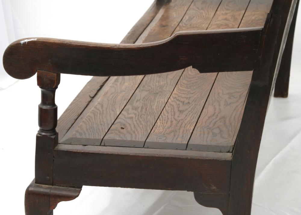 Unknown | George III Oak Five-Panel Settle (18th Century) | MutualArt