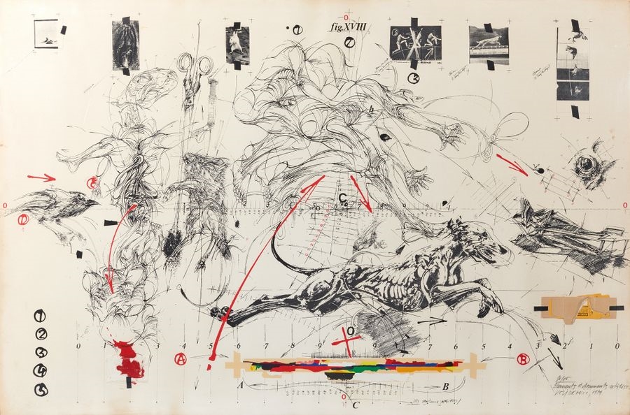 Vladimir Veličković | Composition (Circa 1970) | MutualArt