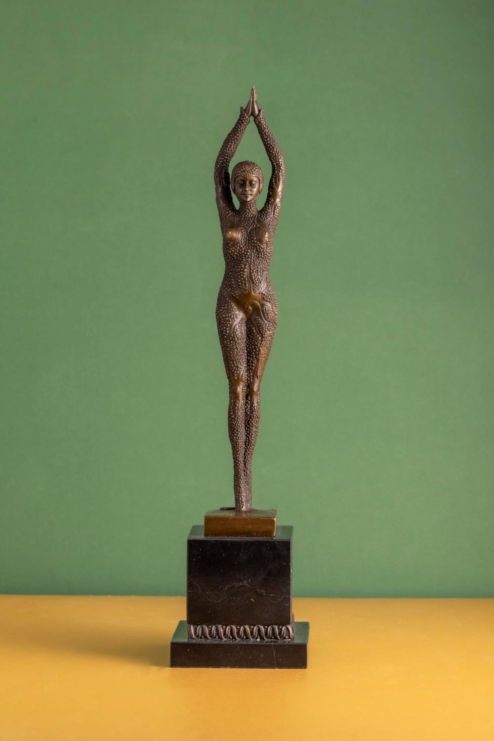 Demétre H. Chiparus | Demetre Haralamb CHIPARUS (1886-1947) Bailarina Escultura em bronze ...