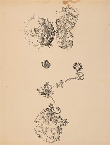 Miodrag Djuric Dado | Untitled Ink drawing | MutualArt