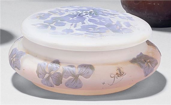 Emile Gallé | Circular candy box | MutualArt