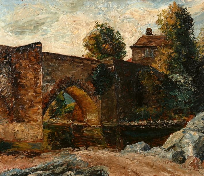 Conrad Kickert | Conrad KICKERT (1882-1965) Bridge over the Tarn at ...