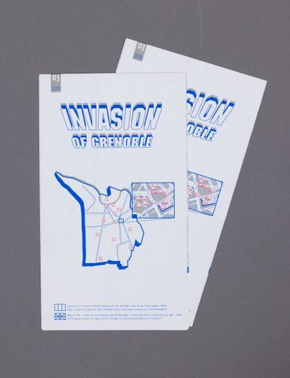 Space Invader | INVADER (b. 1969) Invasion map, 1999 Multiple Two ...