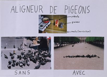 Boris Achour | Boris ACHOUR (b. 1966)Pigeon Aligner, 1997Printed sheet ...