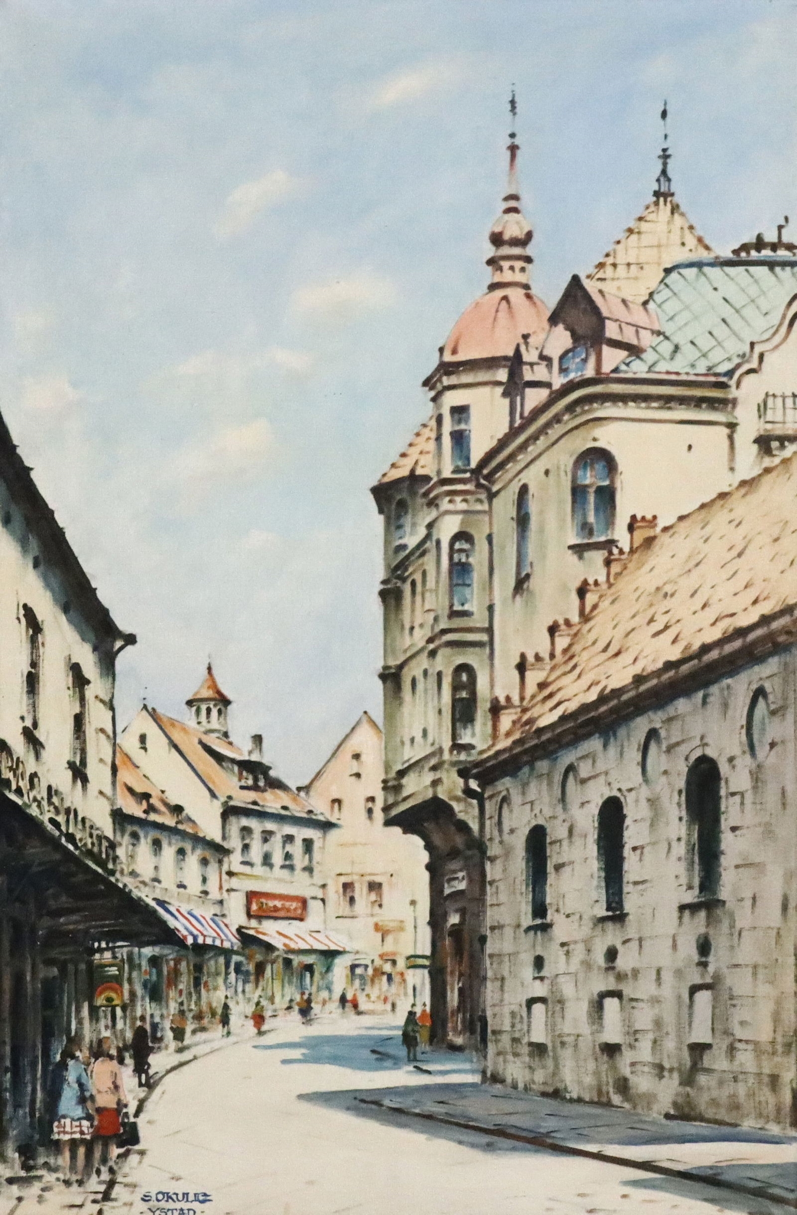 Stanisław Okulicz | Street Scene (Circa 20th Century) | MutualArt
