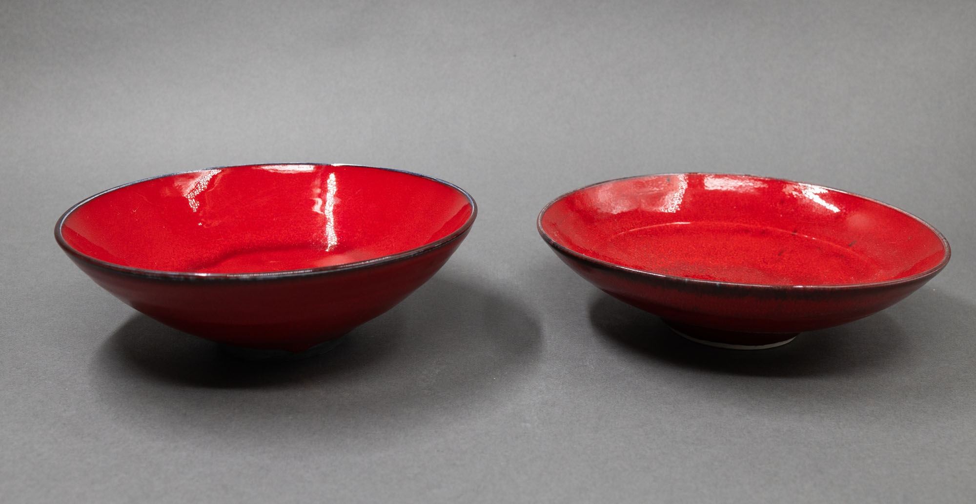 Len Castle | Len Castle - Two lava bowls | MutualArt