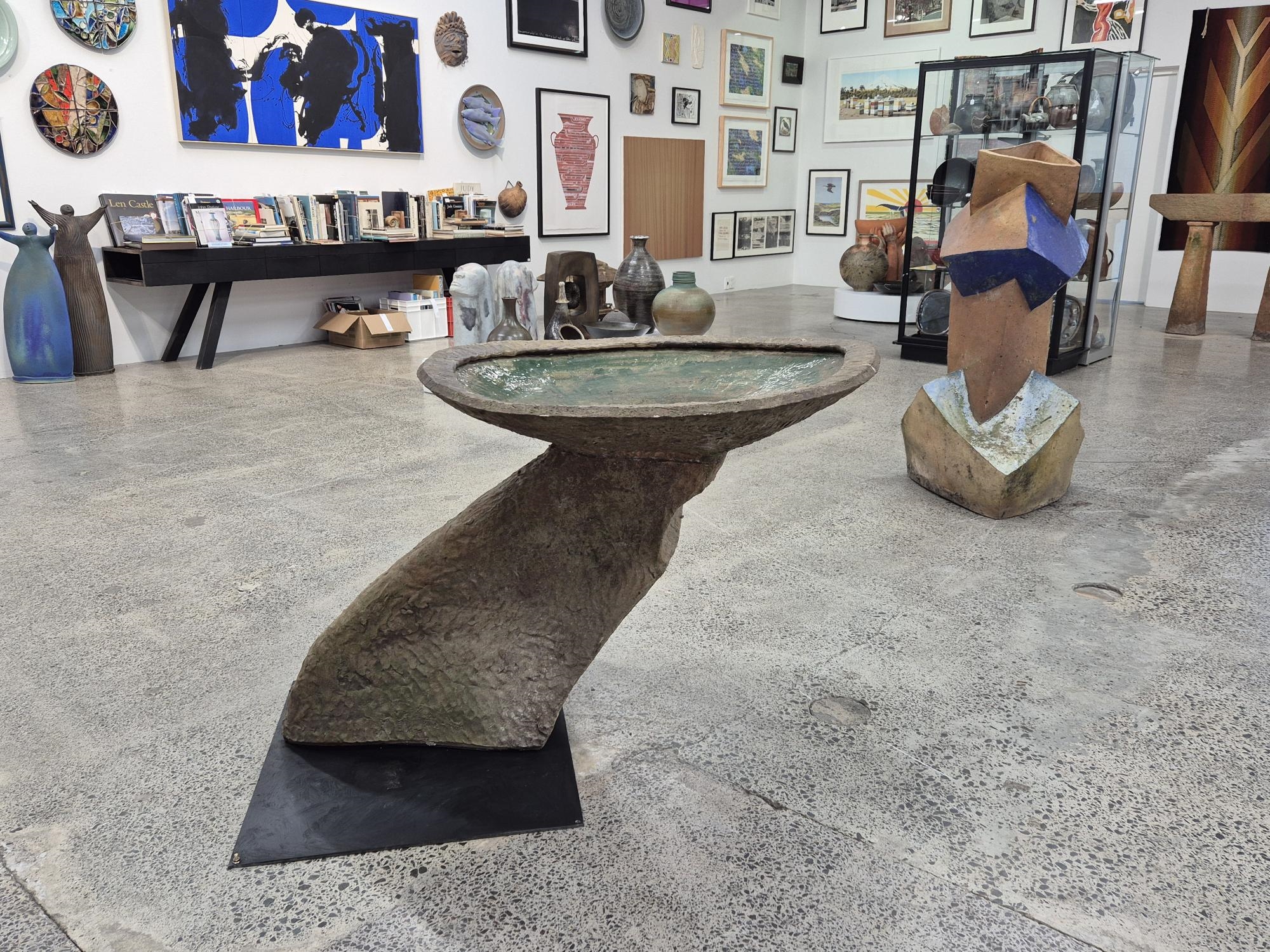 Philip Luxton | Phillip Luxton - Cantilevered birdbath (1990) | MutualArt