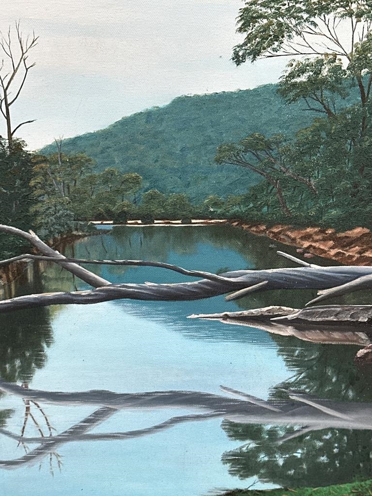Jack James | JACK JAMES OIL ON CANVAS - NARCISSUS RIVER | MutualArt