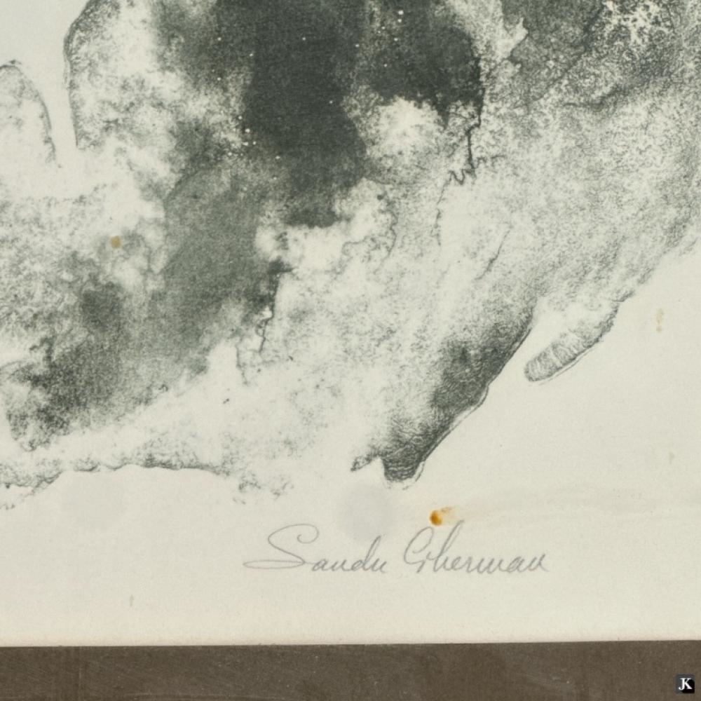 Sandu Liberman | Sandu Liberman (ROMANIA 1923-1977) LE Lithograph ...