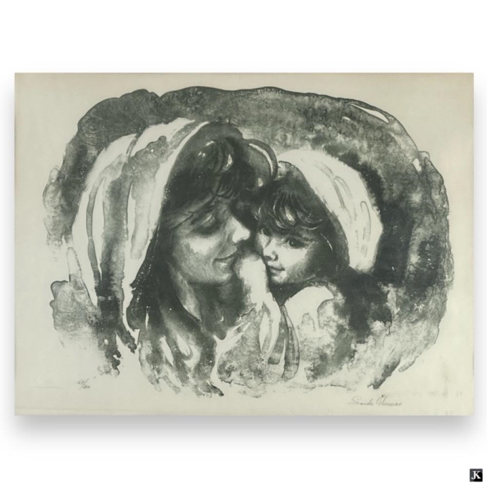 Sandu Liberman | Sandu Liberman (ROMANIA 1923-1977) LE Lithograph ...