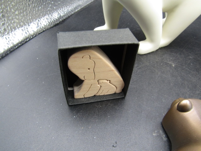 Poole Pottery | Polar bear figurines and Poole pottery penguin (damage ...