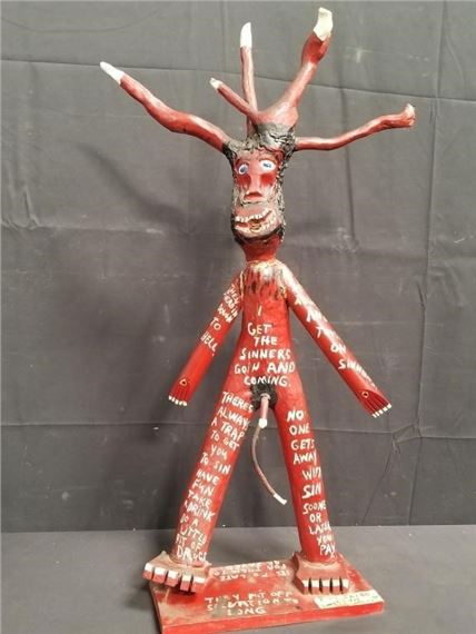 Ronald Cooper | Ronald Cooper signed and dated wood two faced | MutualArt