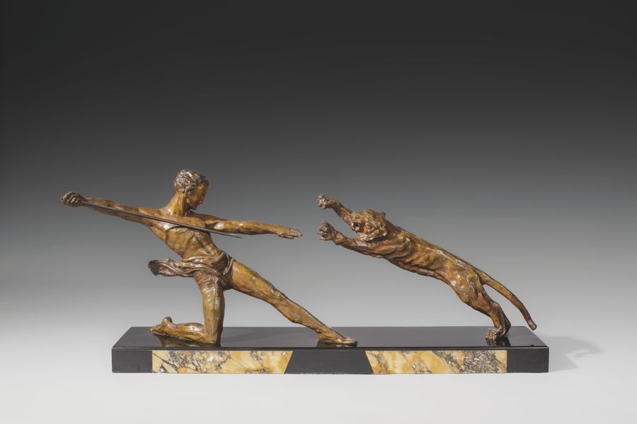 Michel Decoux | Tiger hunting | MutualArt