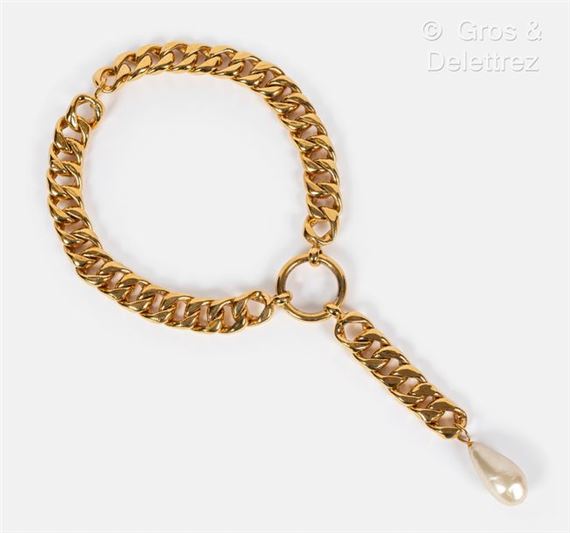 Anker Spang-Larsen | CHANEL X Karl Lagerfeld circa 1990 - Gold-plated ...