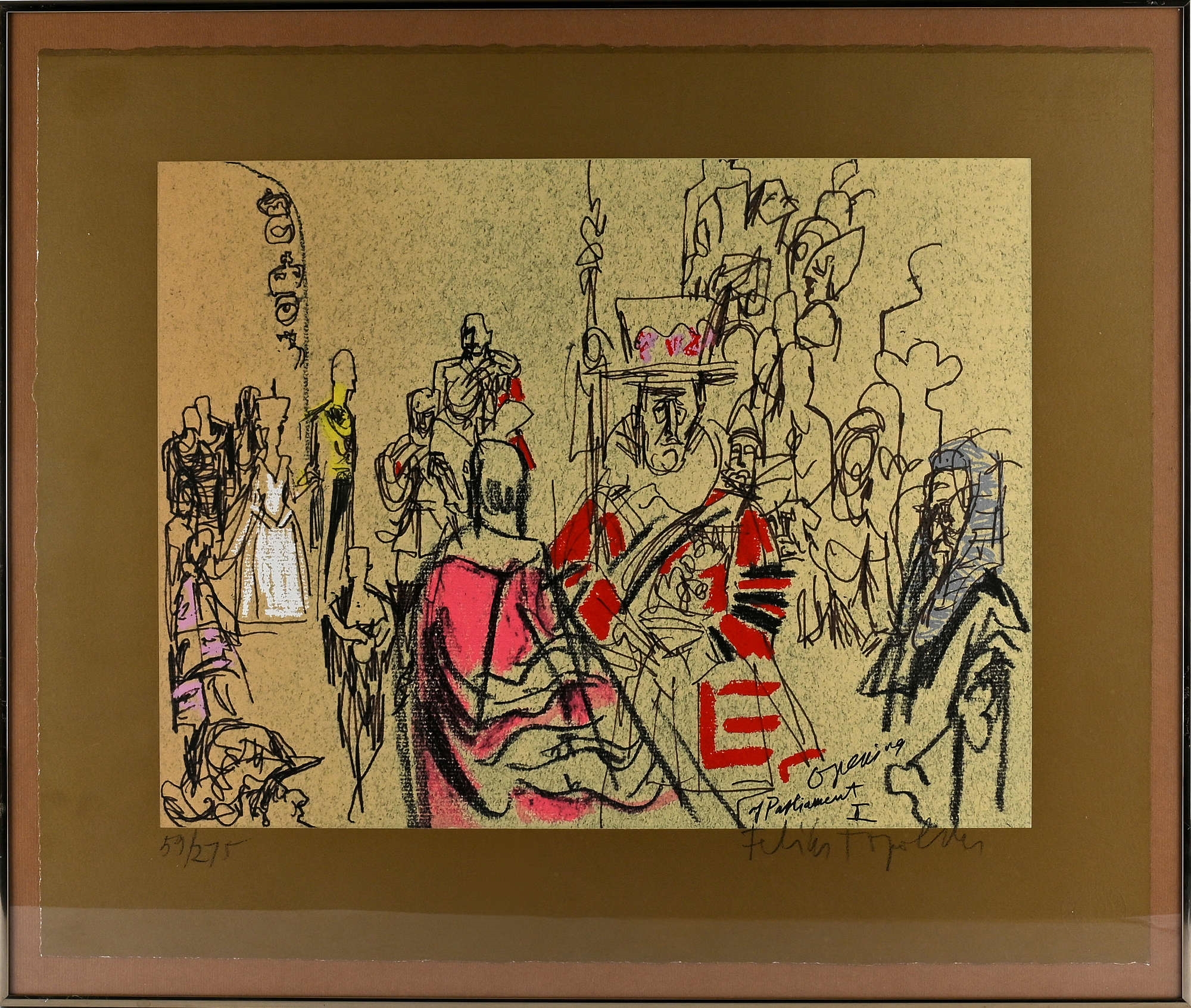 Felix Topolski | Feliks Topolski (Polish/British, 1907-1989). 'Opening ...