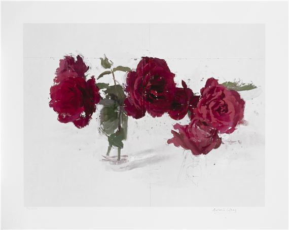 Antonio López García | Rosas rojas 2010 (2010) | MutualArt
