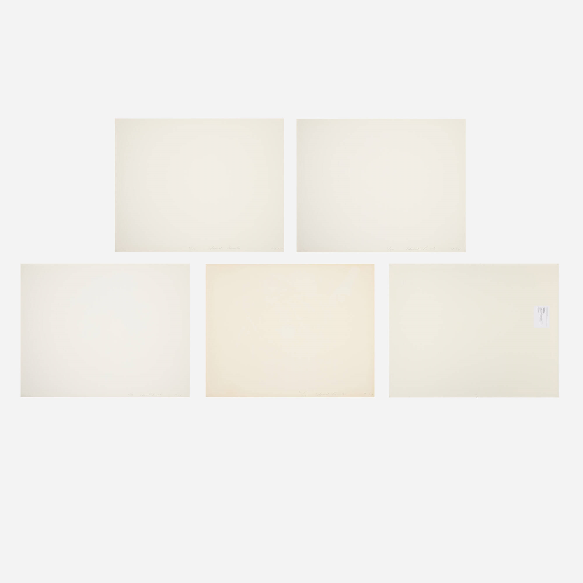 Ed Ruscha | Five works from the Tropical Fish series (1974 - 1975 ...