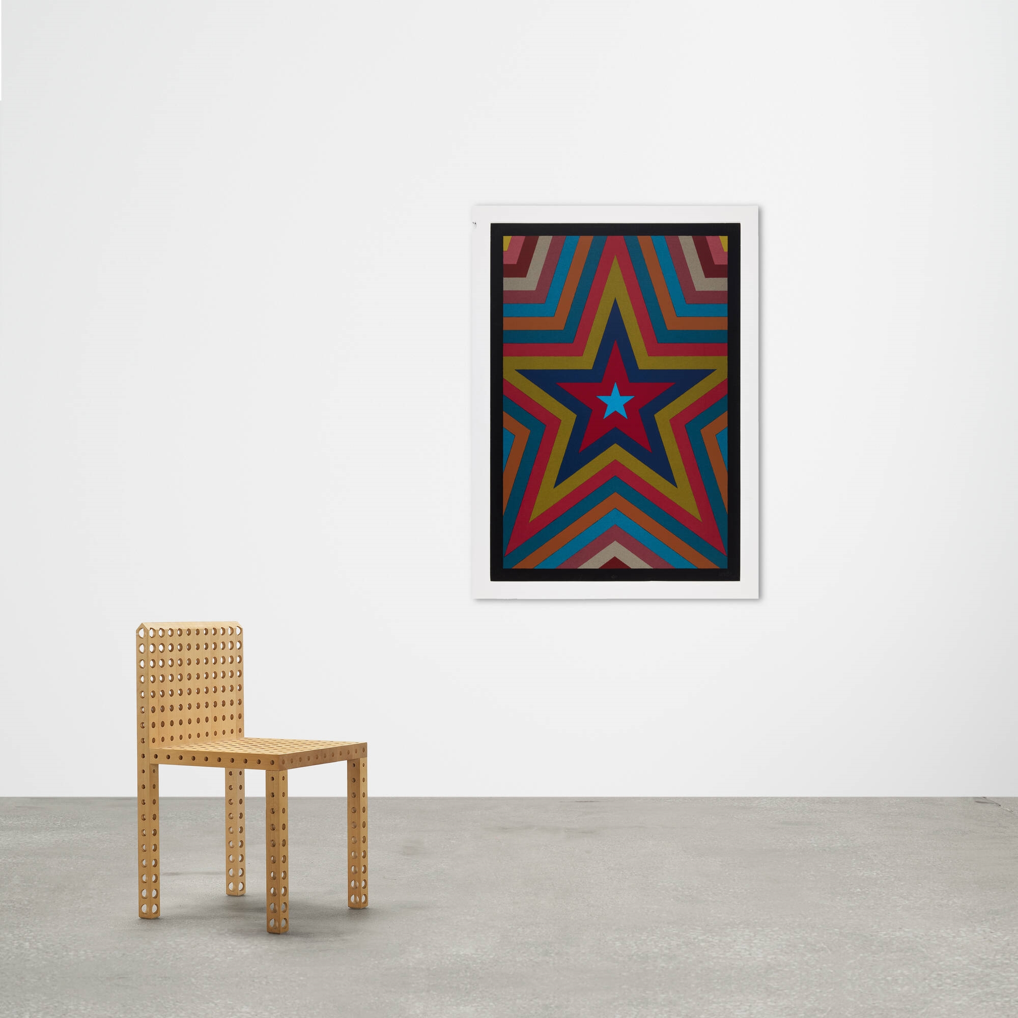 Sol LeWitt | Five Pointed Star with Color Bands (1992) | MutualArt