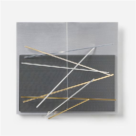 Jesus-Rafael Soto | Vibrations métalliques (1969) | MutualArt