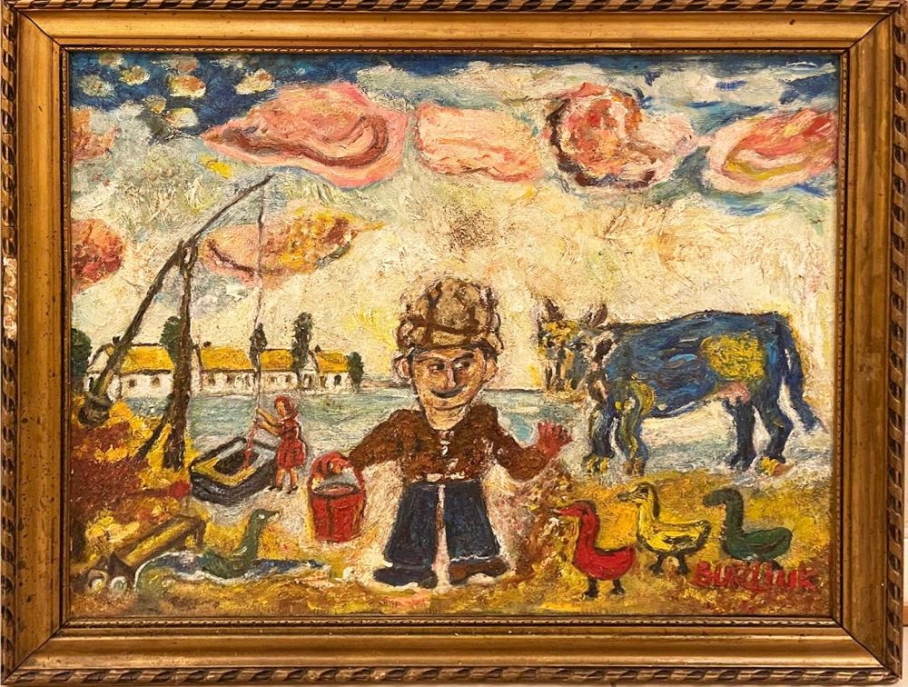 David Burliuk | Village Scene (1882 - 1967) | MutualArt