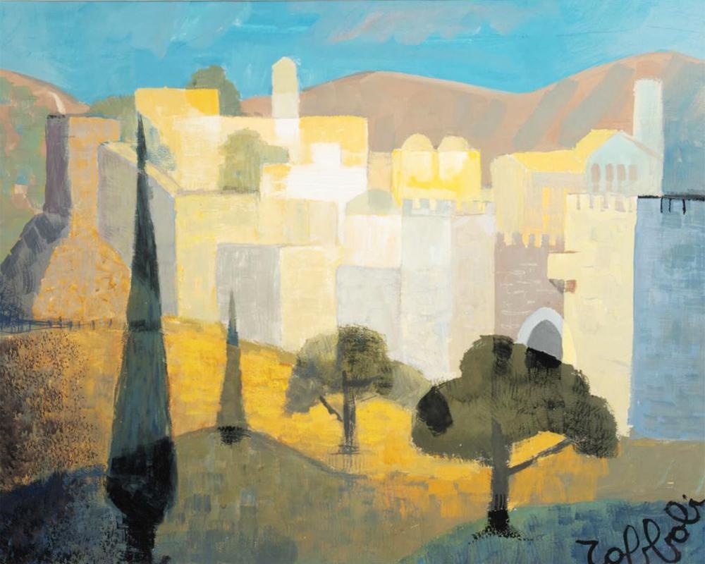 Louis Toffoli | Jerusalem landscape (1907 - 1999) | MutualArt