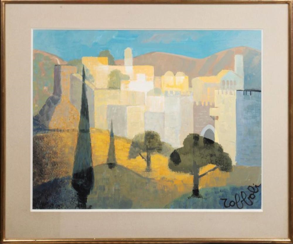 Louis Toffoli | Jerusalem landscape (1907 - 1999) | MutualArt